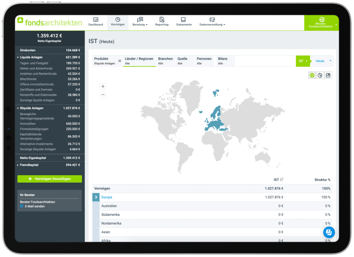 Wealthpilot Ihr Vermögenscockpit